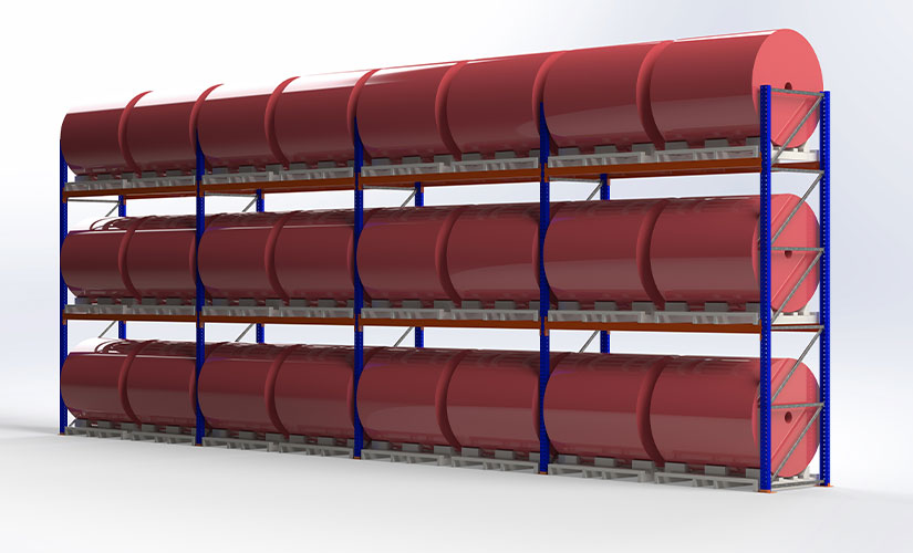 Buy Heavy-Duty Roll Storage Racking Systems in India